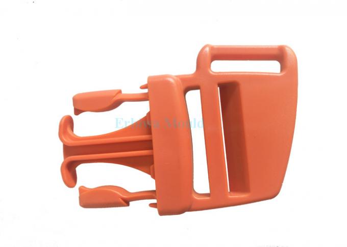Orange Precision Injection Molding Plastic Strap Buckle For Backpack ...