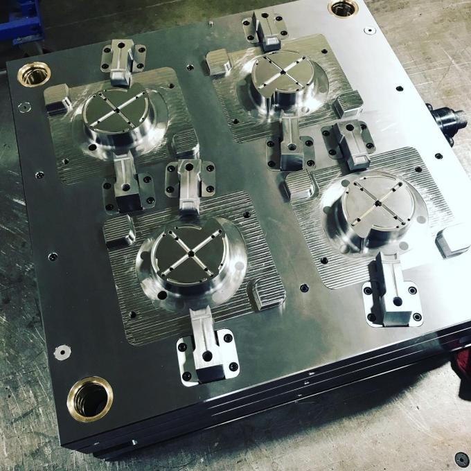 HASCO Standard 4 Cavity 1.2344ESR Plastic Auto Parts Mould