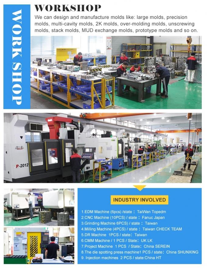 LKM 1.2343ESR 2 Cavity Mold HRC48 For Plastic Automotive Parts