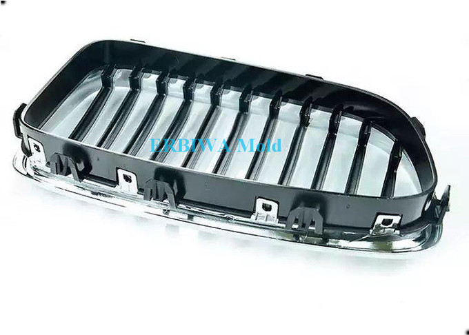 Fiber Style Radiator Mesh Grille Mould With Chrom , Grille Molding For ...