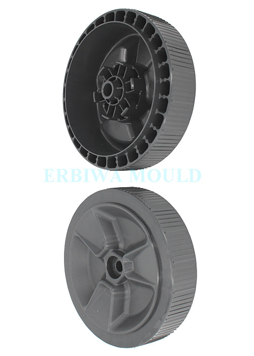 2 Cavities Plastic Injection Molded Parts For Stable Round Auto Wheel ...